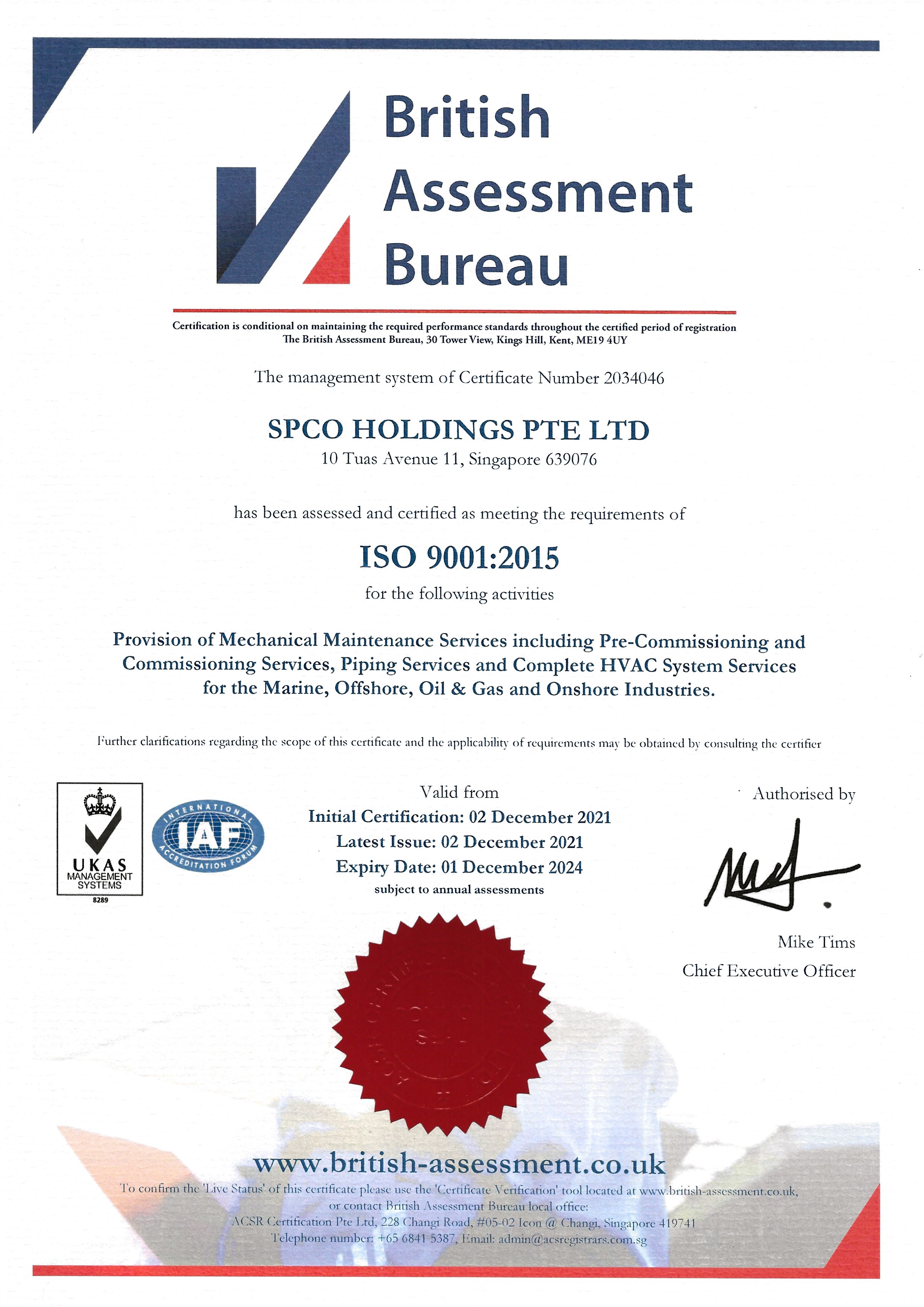 SPCO GROUP OF COMPANIES